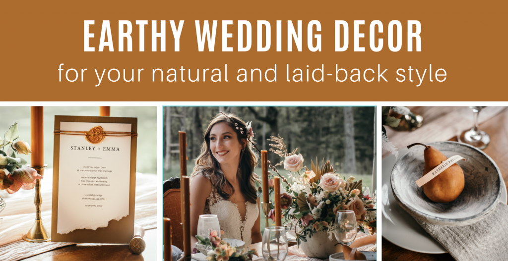 Earthy Wedding Decor - A Styled Shoot with Natural Elements